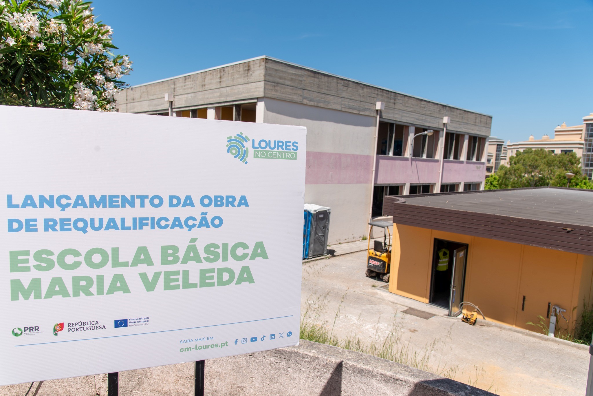 Requalificação da Escola Básica Maria Veleda em curso